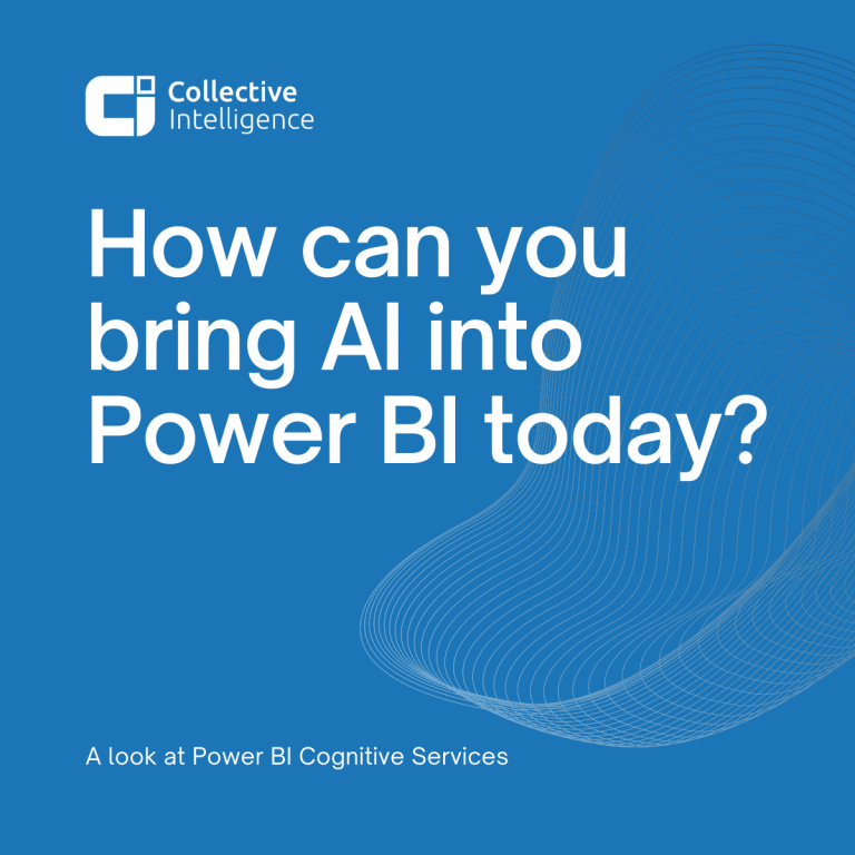 Did you know that AI is already a part of Power BI? Let CI introduce you to Cognitive Services ...